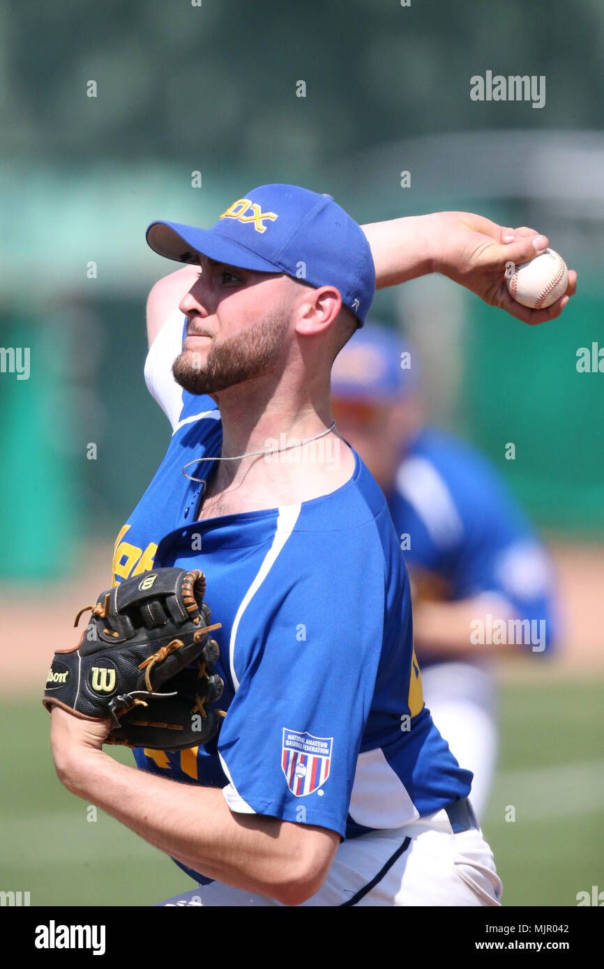 London, Ontario, Canada, May 5th 2018. The London Majors and the ...