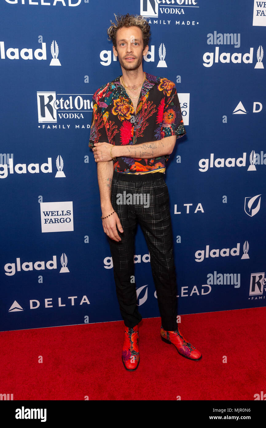New York, NY - May 5, 2018: Wrabel attends the 29th Annual GLAAD Media ...