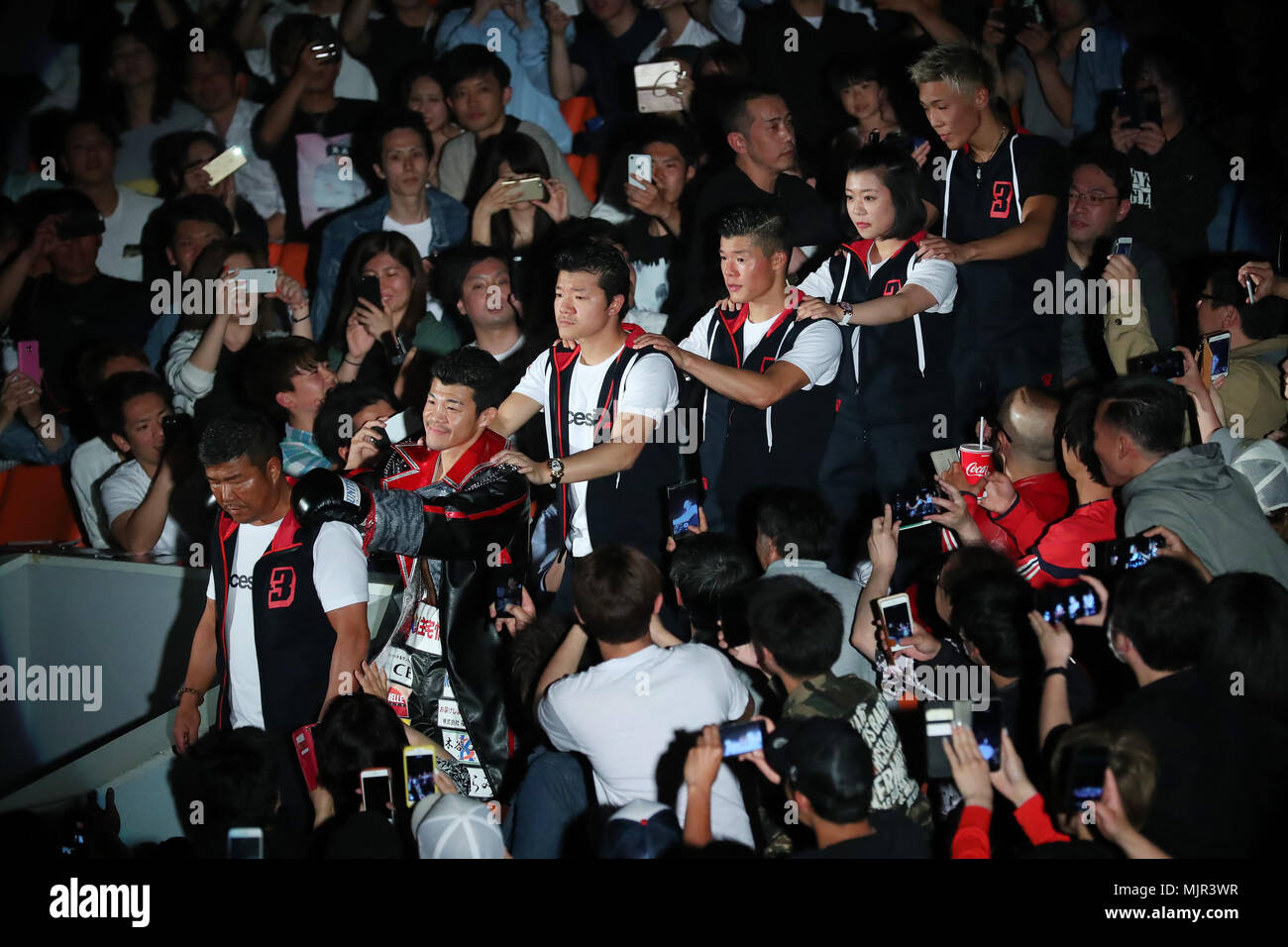 Tokyo, Japan. 5th May, 2018. (L to R) ? Shiro Kameda ? Koki Kameda ...