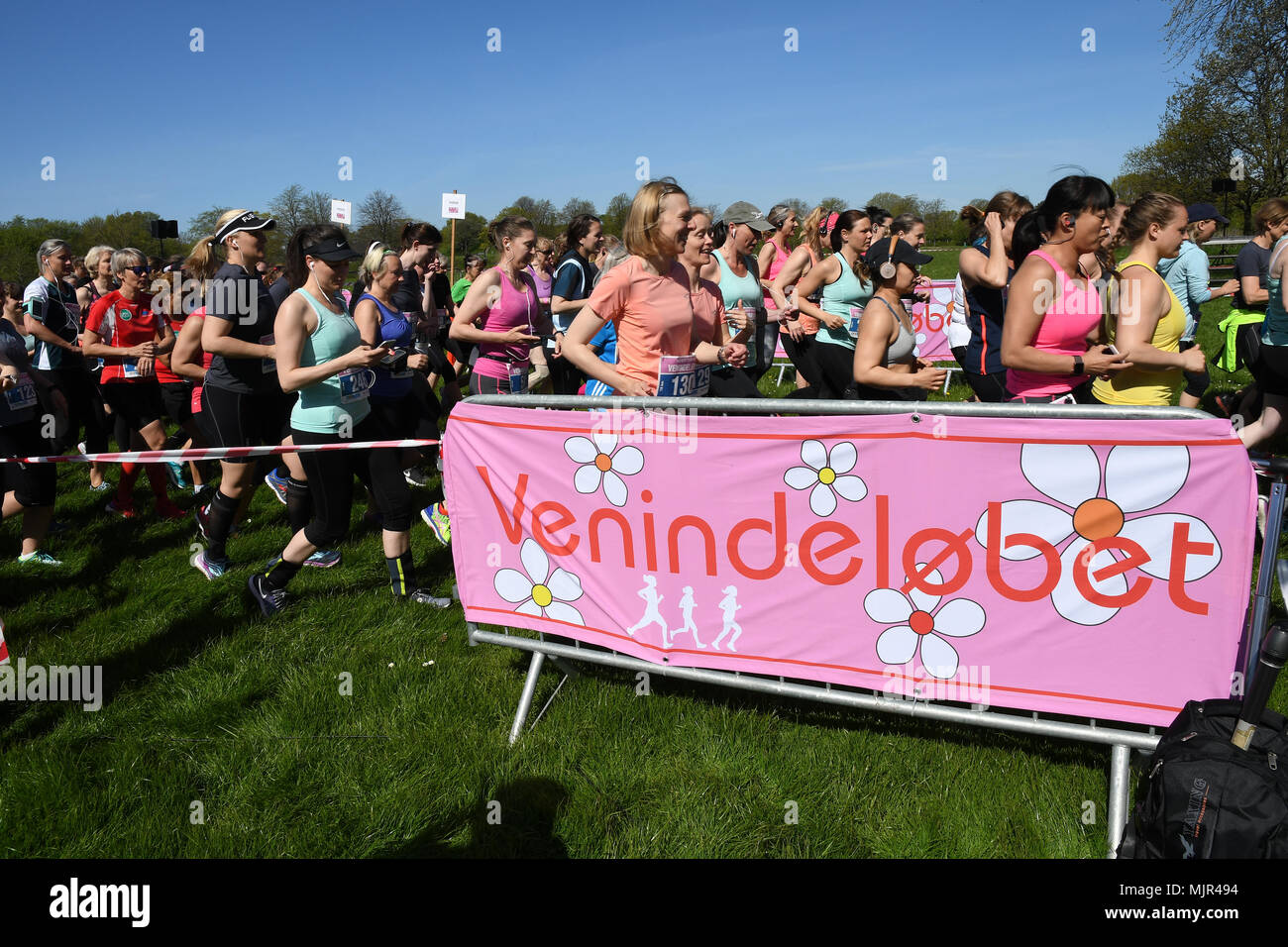 Copenhagen, Denmark 6 May 2018. Women friendship run 2018 run is 10 ...