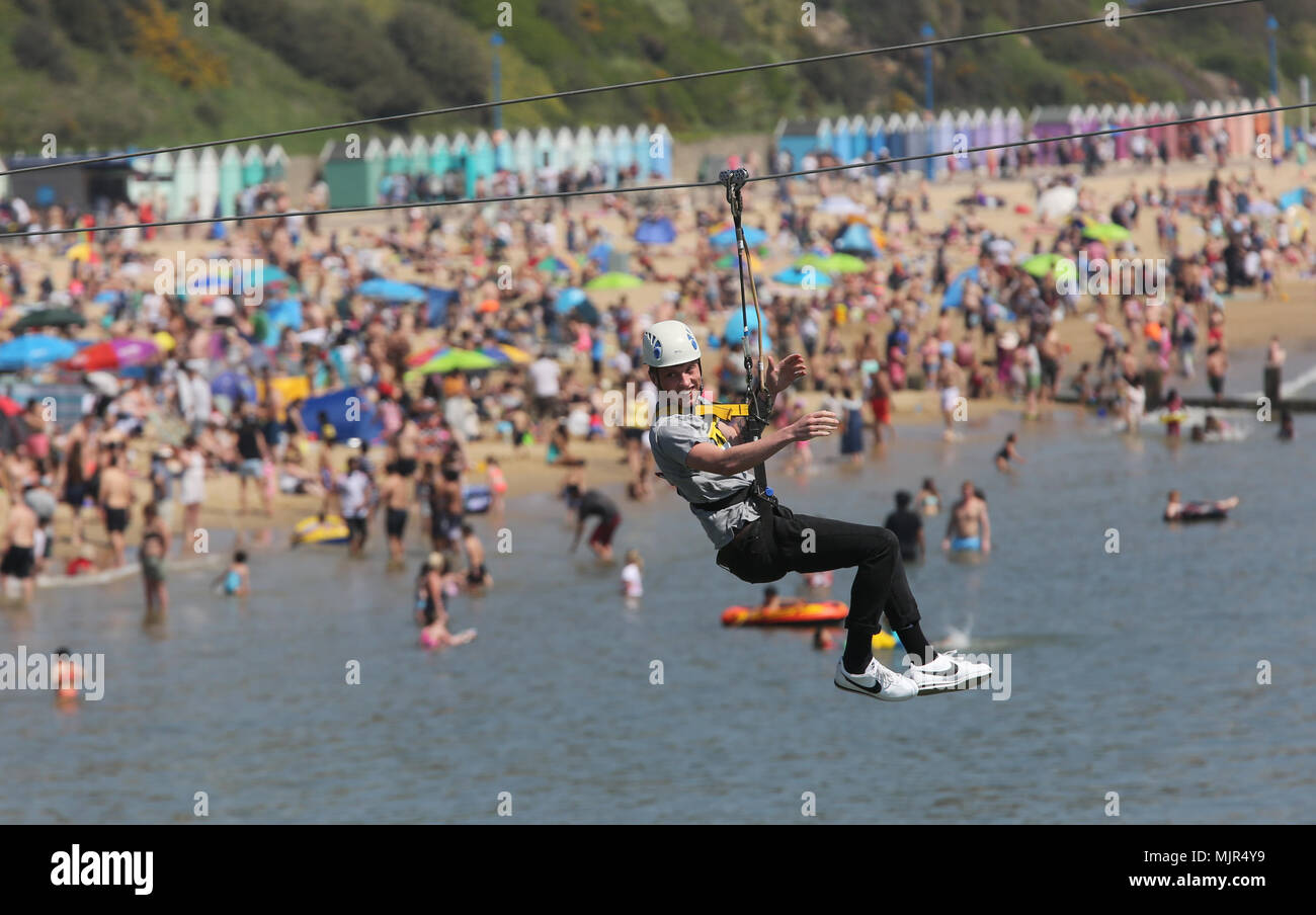 Bournemouth beach may 2018 hi-res stock photography and images - Alamy