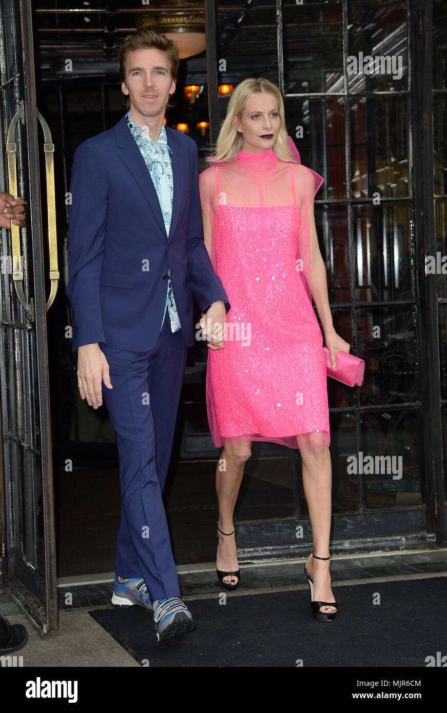New York, NY, USA. 4th May, 2018. James Cook, Poppy Delevingne out and ...
