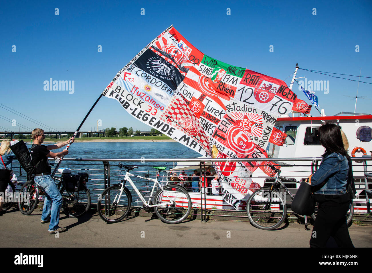 Football fans flags hi-res stock photography and images - Alamy