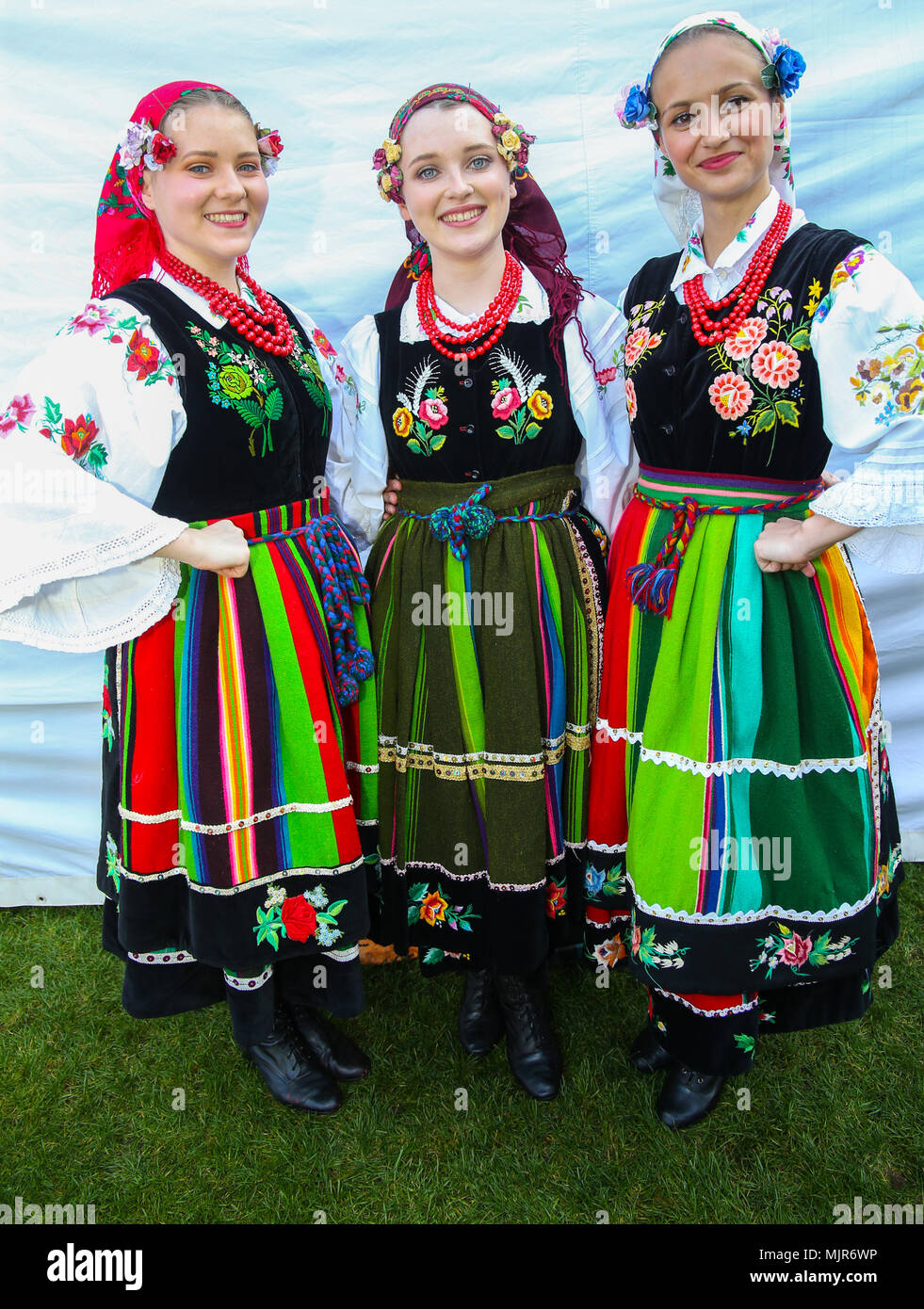 London UK 06 May 2018 Performers At The Polish Festival Bin Potters london-uk-06-may-2018-performers-at-the-polish-festival-bin-potters