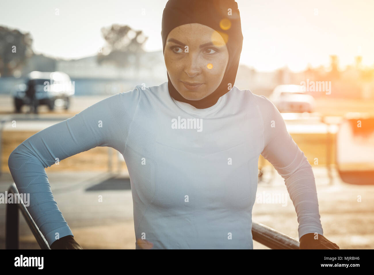 Dubai park jogging hi-res stock photography and images - Alamy