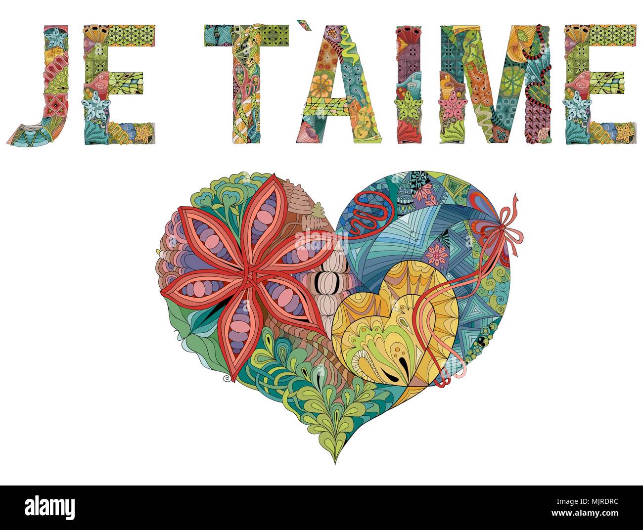 Je T'aime Texte Art Je T'aime Bébé Images Libres De Droit, Photos De