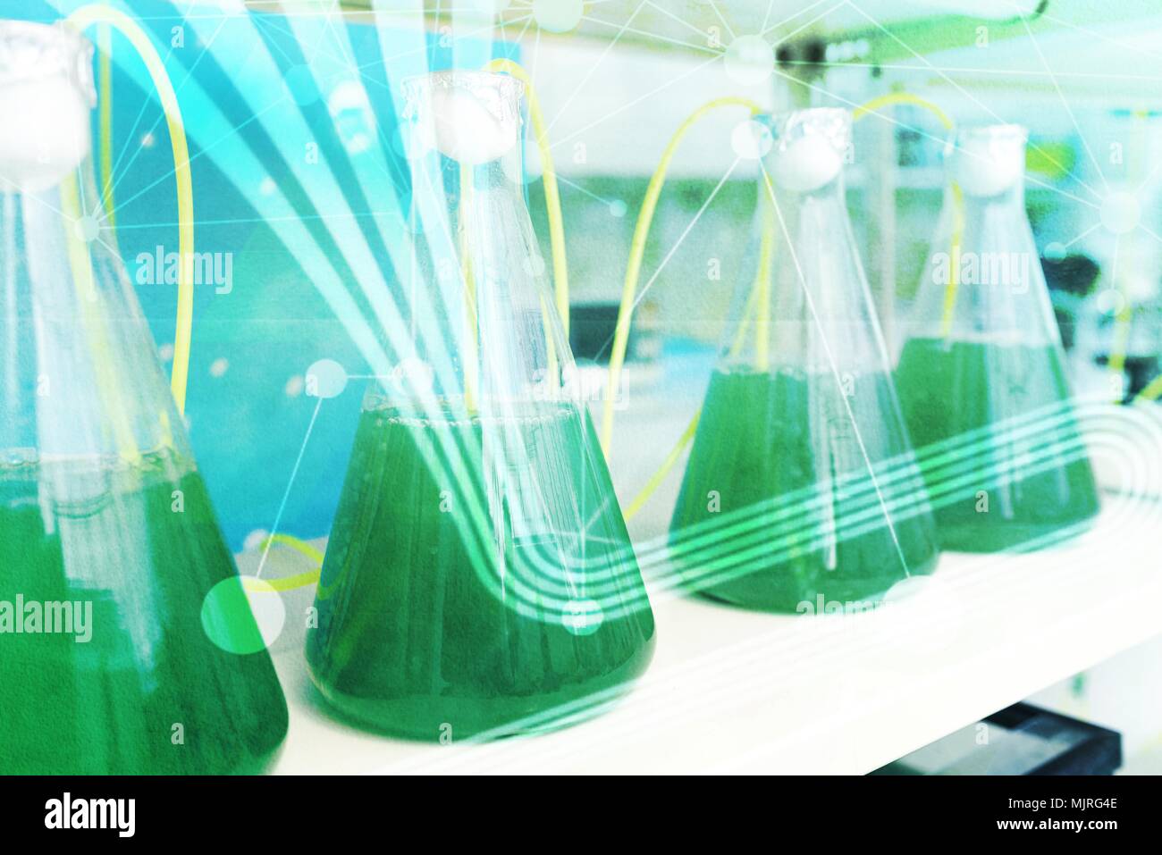 Laboratory Glassware, Science graphic filter image Stock Photo - Alamy
