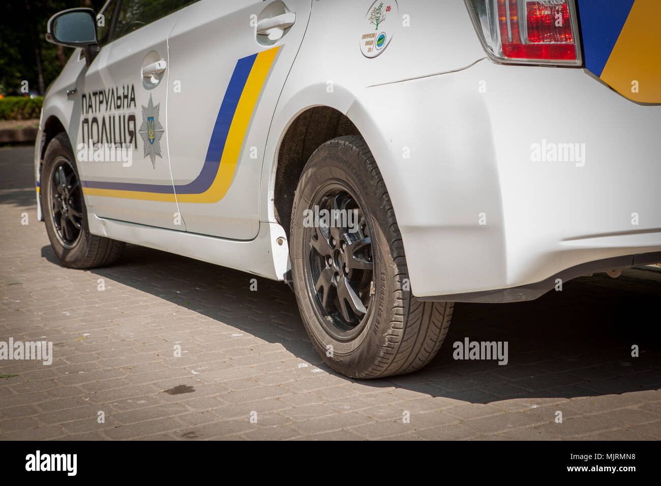 Police car action scene driving hi-res stock photography and images - Alamy