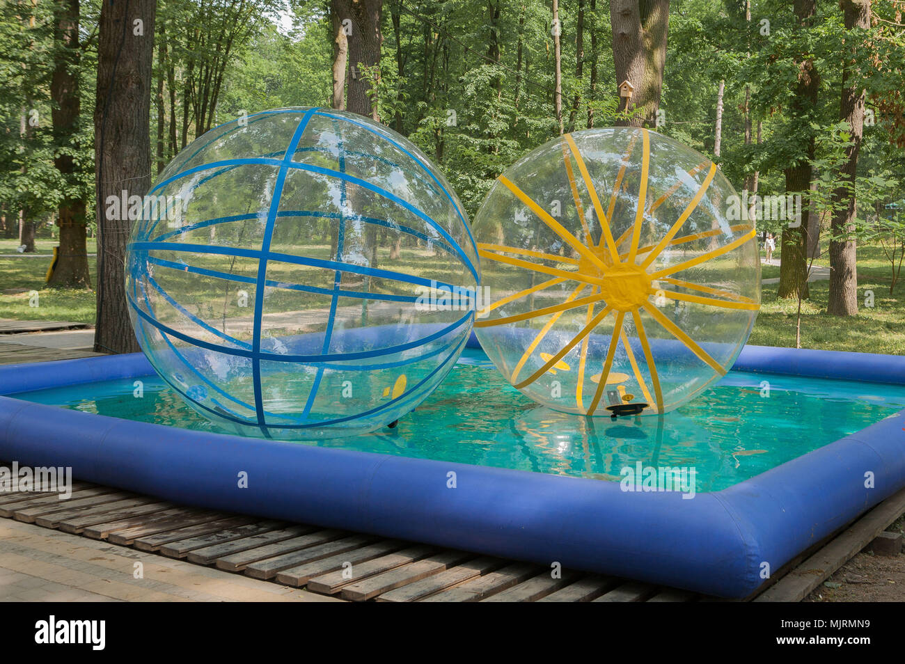 Aqua sphere water slide hi-res stock photography and images - Alamy