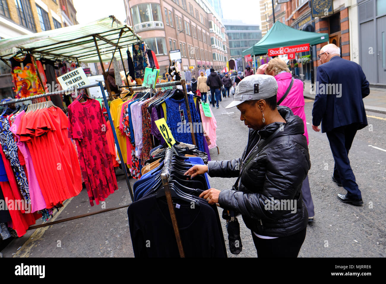 Middlesex Street Market, London, United Kingdom Stock Photo - Alamy