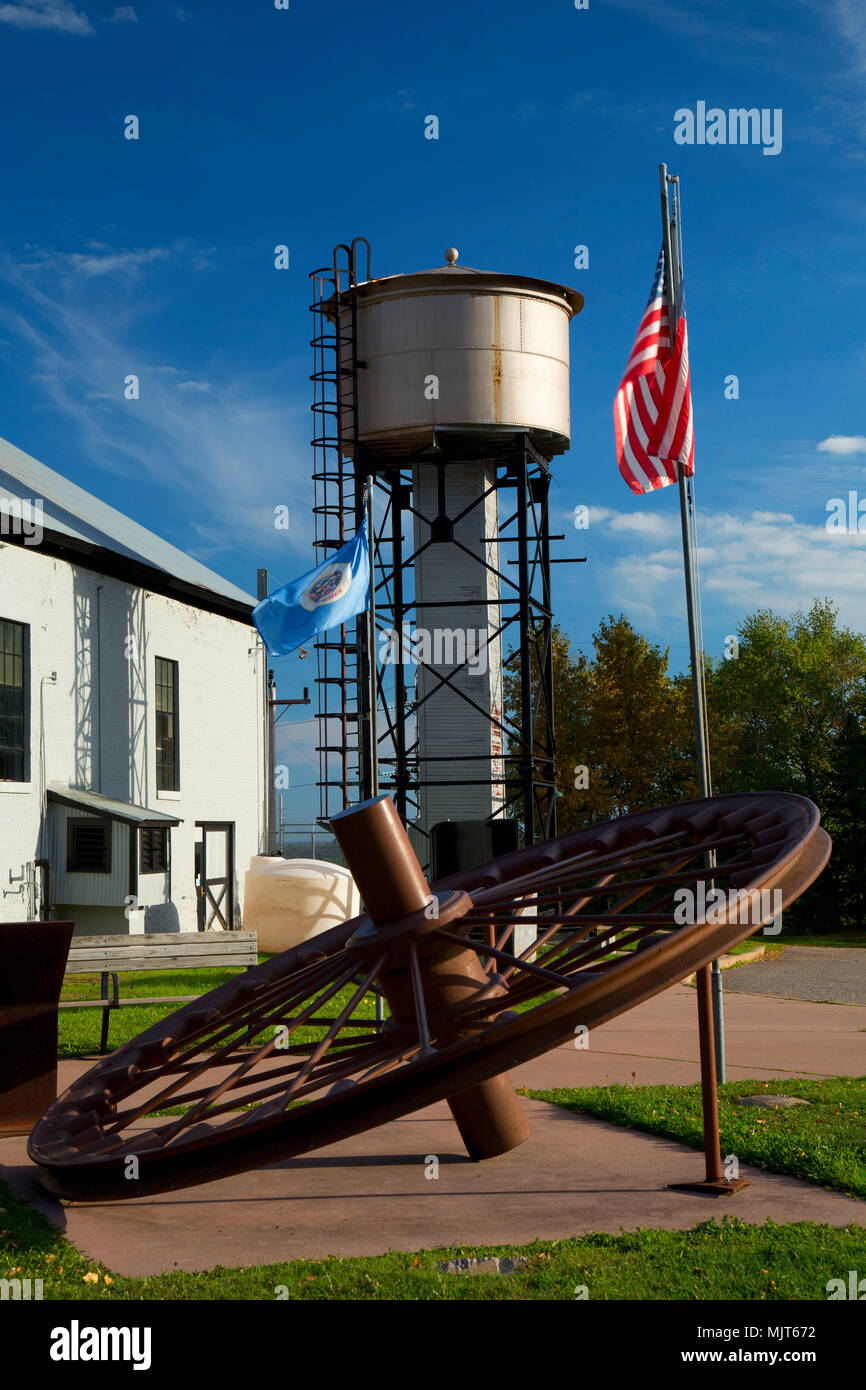 Engine House with Sheave Wheel, Soudan Underground Mine State Park ...