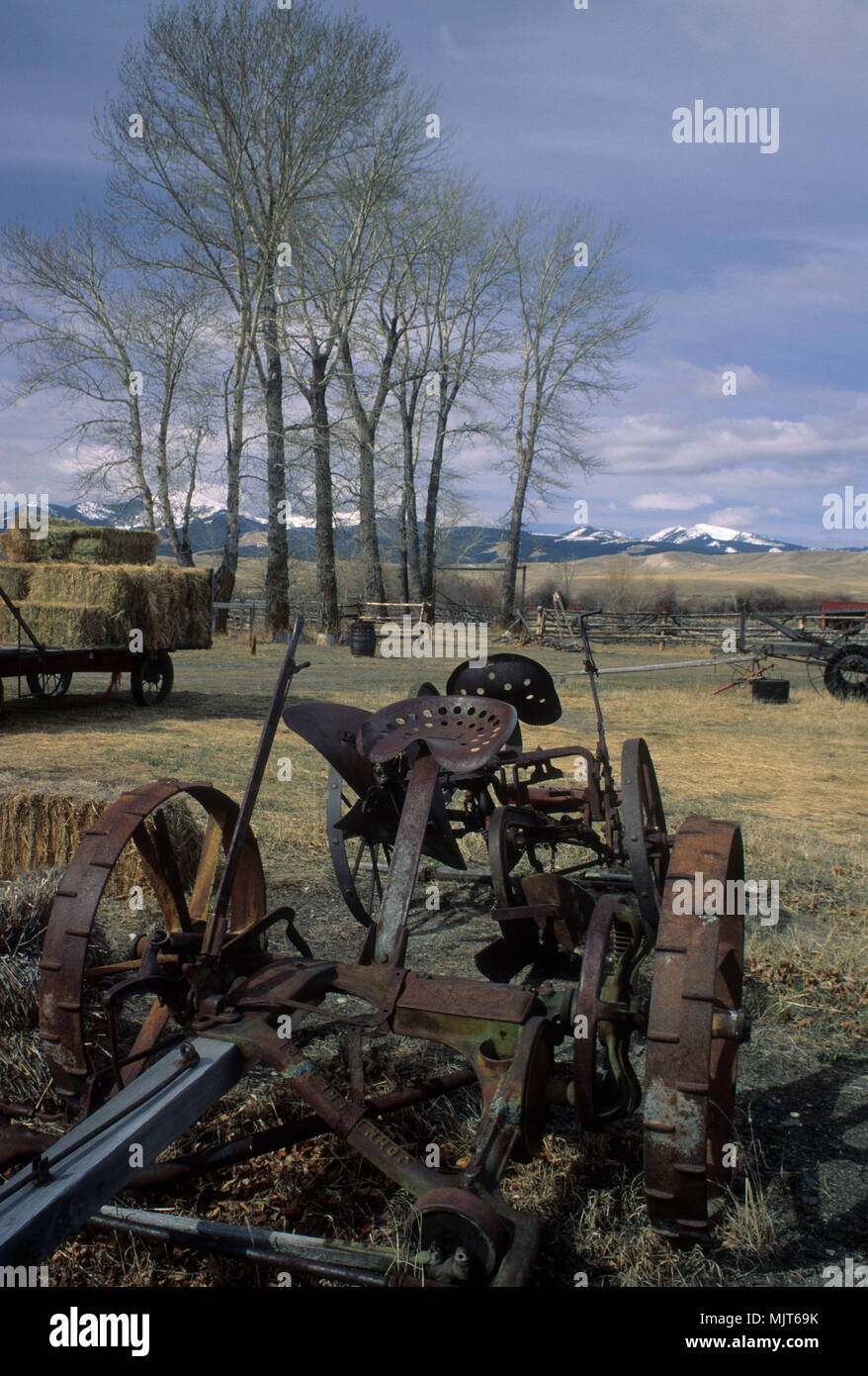 Ranch implements, Grant-Kohrs Ranch National Historic Site, Montana ...