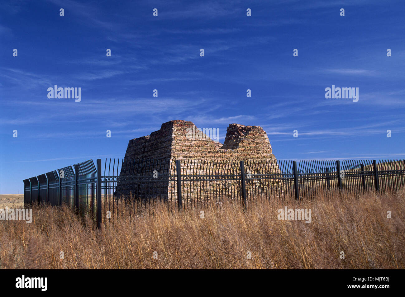 Ruin, Giant Springs State Park, Great Falls, Montana Stock Photo - Alamy