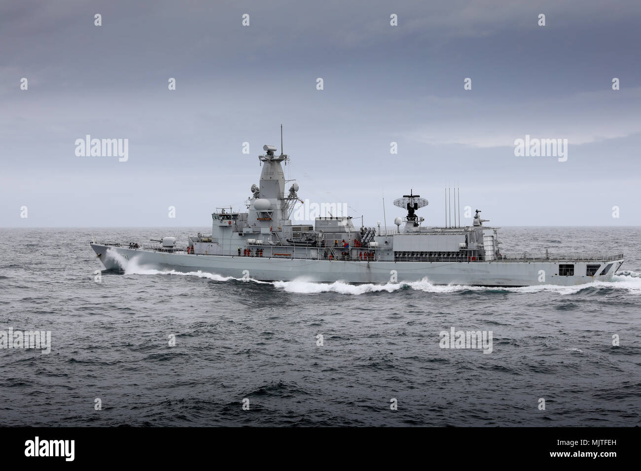 BNS Louise Marie a Karel Doorman class frigate of the Belgium Navy ...