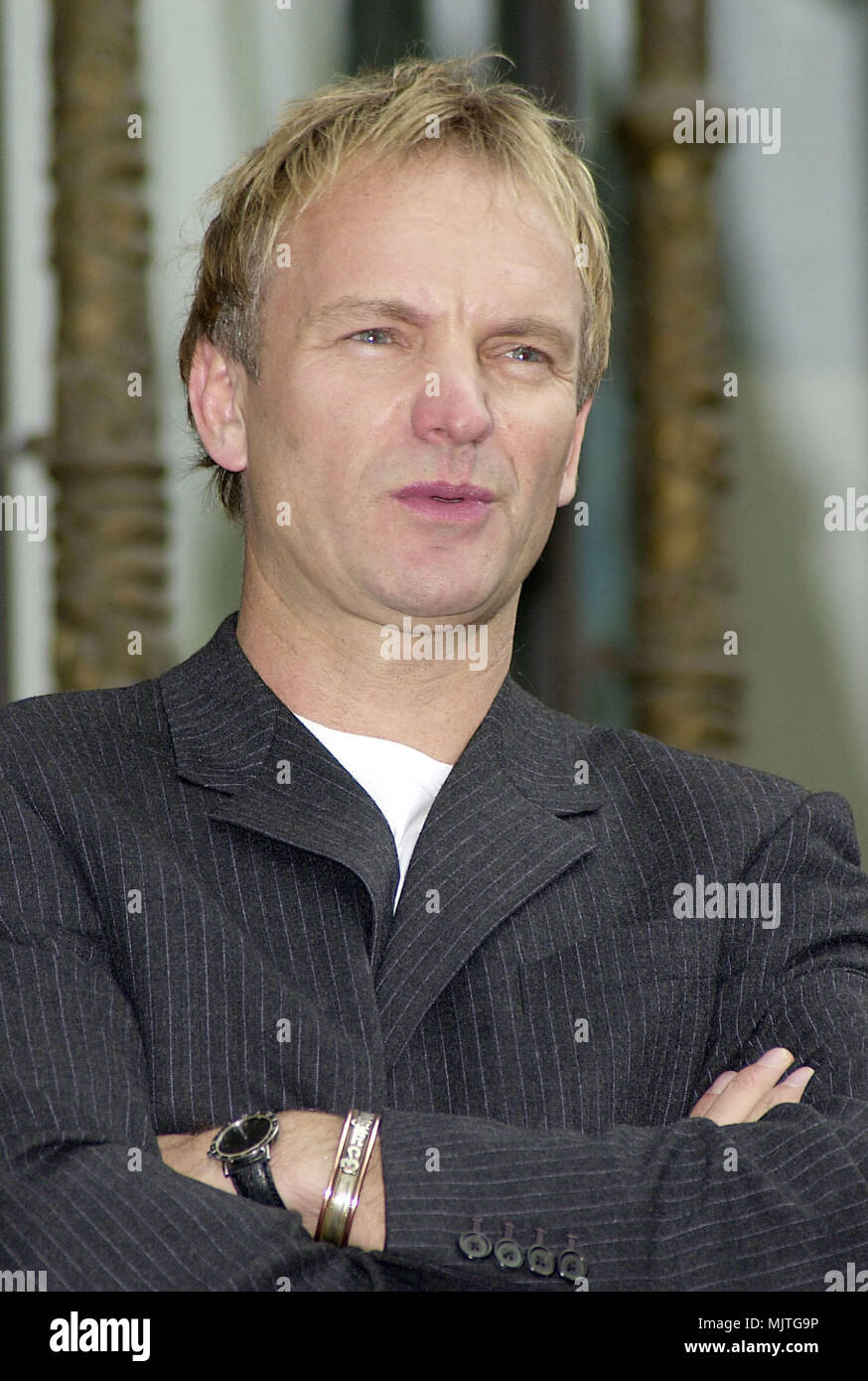 Dec 08, 2000; Los Angeles, CA, USA; Sting received the 2168th star on ...