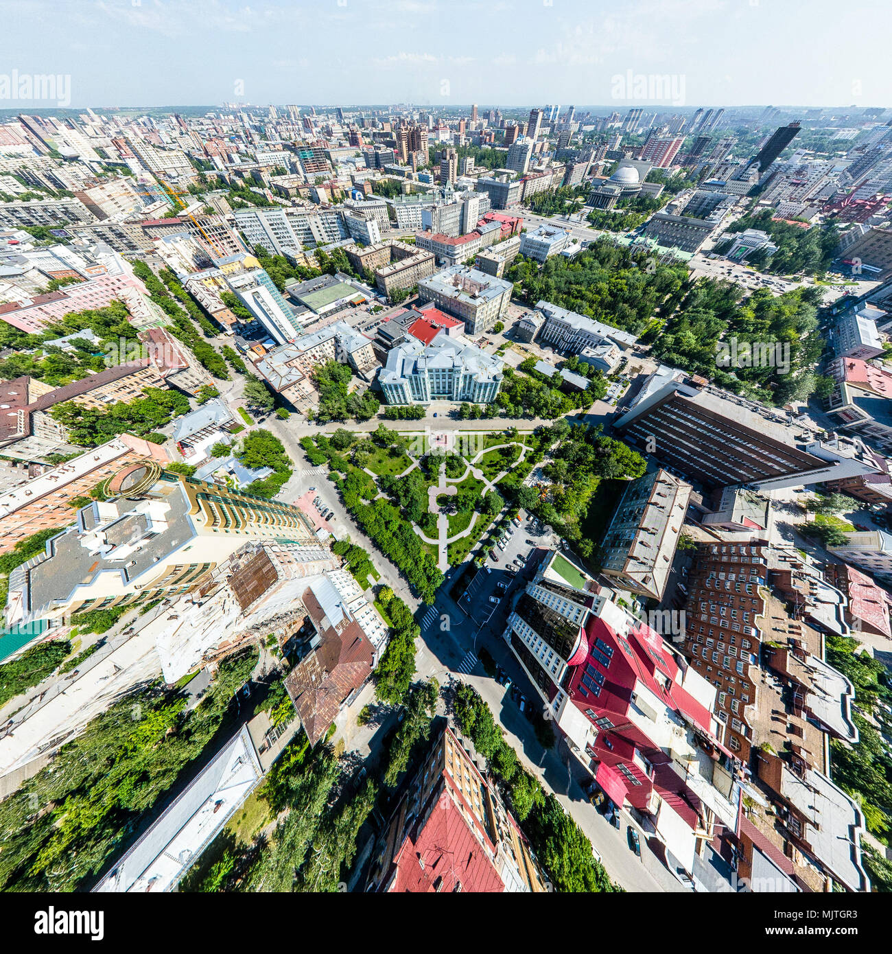 Aerial city roads hi-res stock photography and images - Alamy