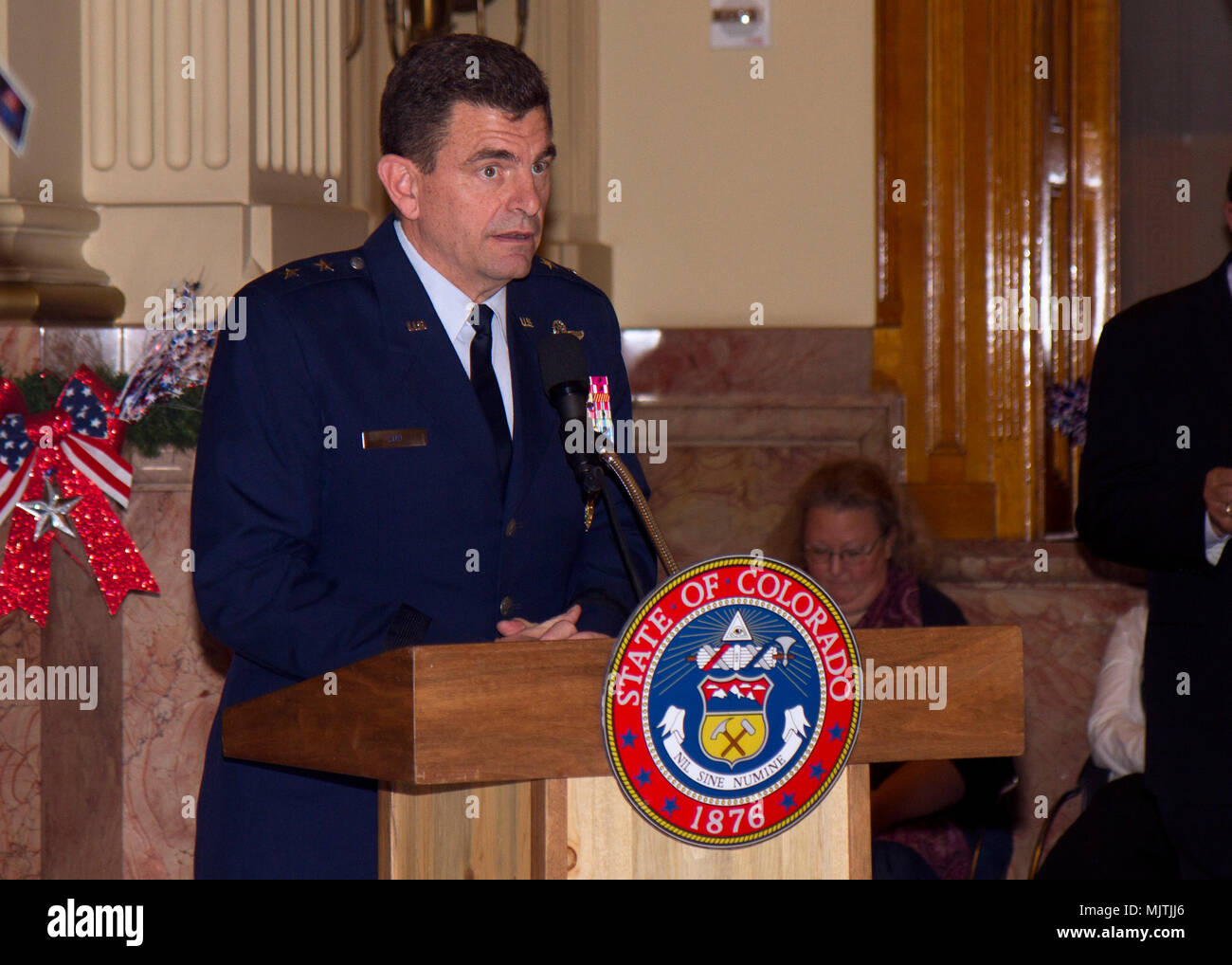 U.S. Air Force Maj. Gen. Mike Loh, the Adjutant General of Colorado ...