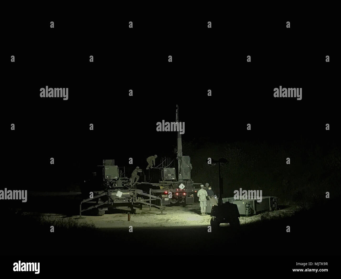 Soldiers with Delta Battery, 1st Battalion, 1st Air Defense Artillery ...