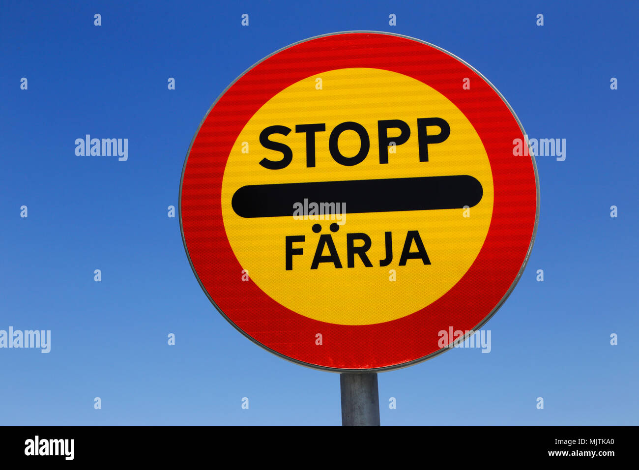 Swedish stop sign hi-res stock photography and images - Alamy