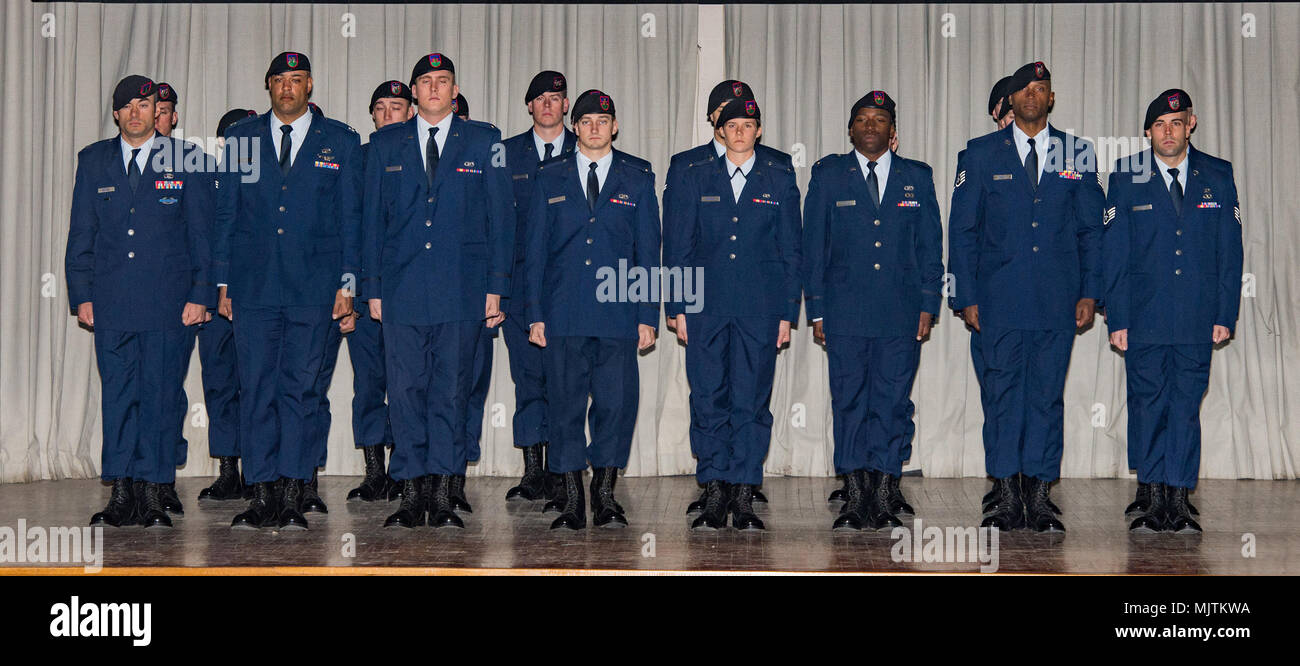 Tactical Air Control Party (TACP) graduates pose for a group photo ...