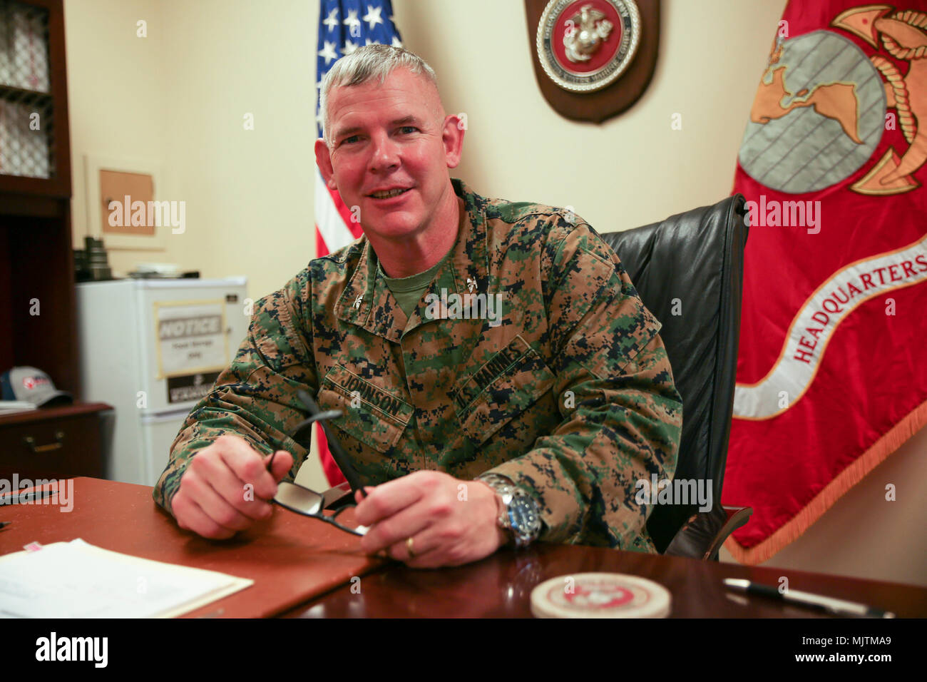 The commanding officer of headquarters regiment hi-res stock ...