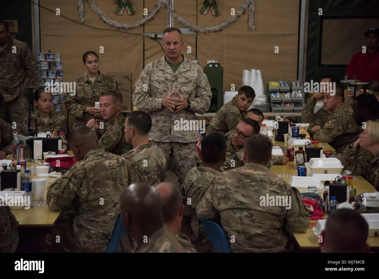 U.S. Marine Corps Brig. Gen. David J. Furness, commander of Combined ...