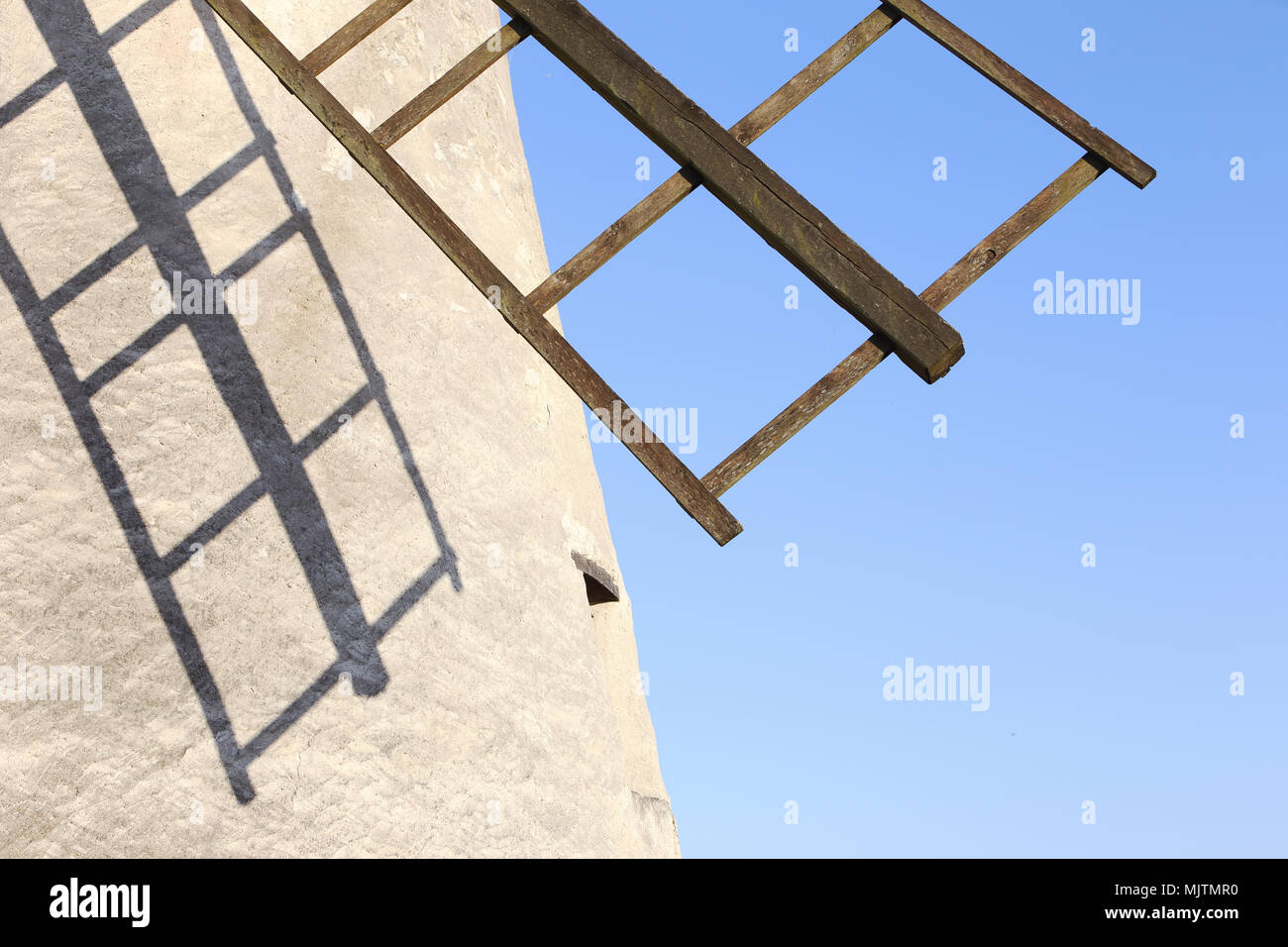Close-up of a winmill wing Stock Photo - Alamy