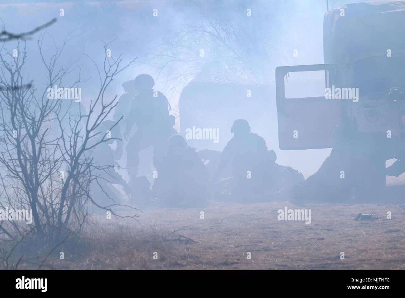 Soldiers from Company C, 40th Expeditionary Signal Battalion conducted ...