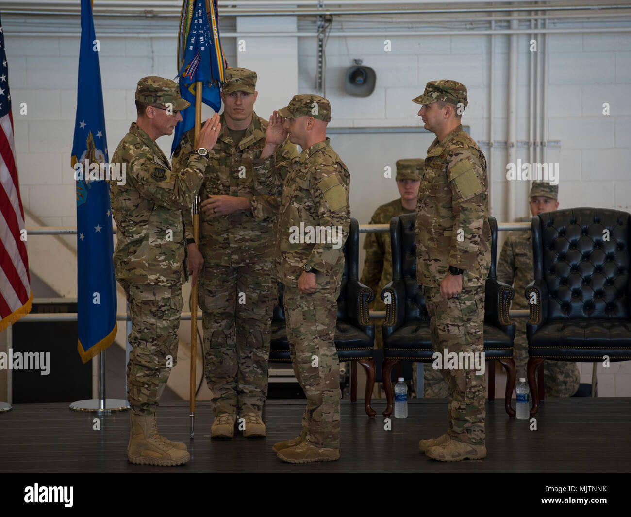 Air Commandos attend the 8th Special Operations Squadron change of ...
