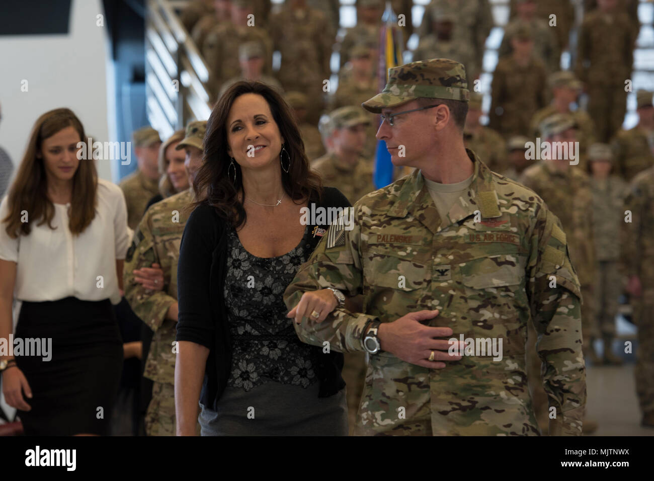 Air Commandos attend the 8th Special Operations Squadron change of ...