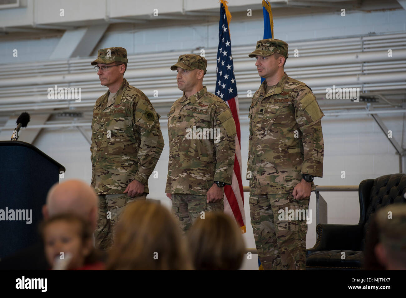 Air Commandos attend the 8th Special Operations Squadron change of ...
