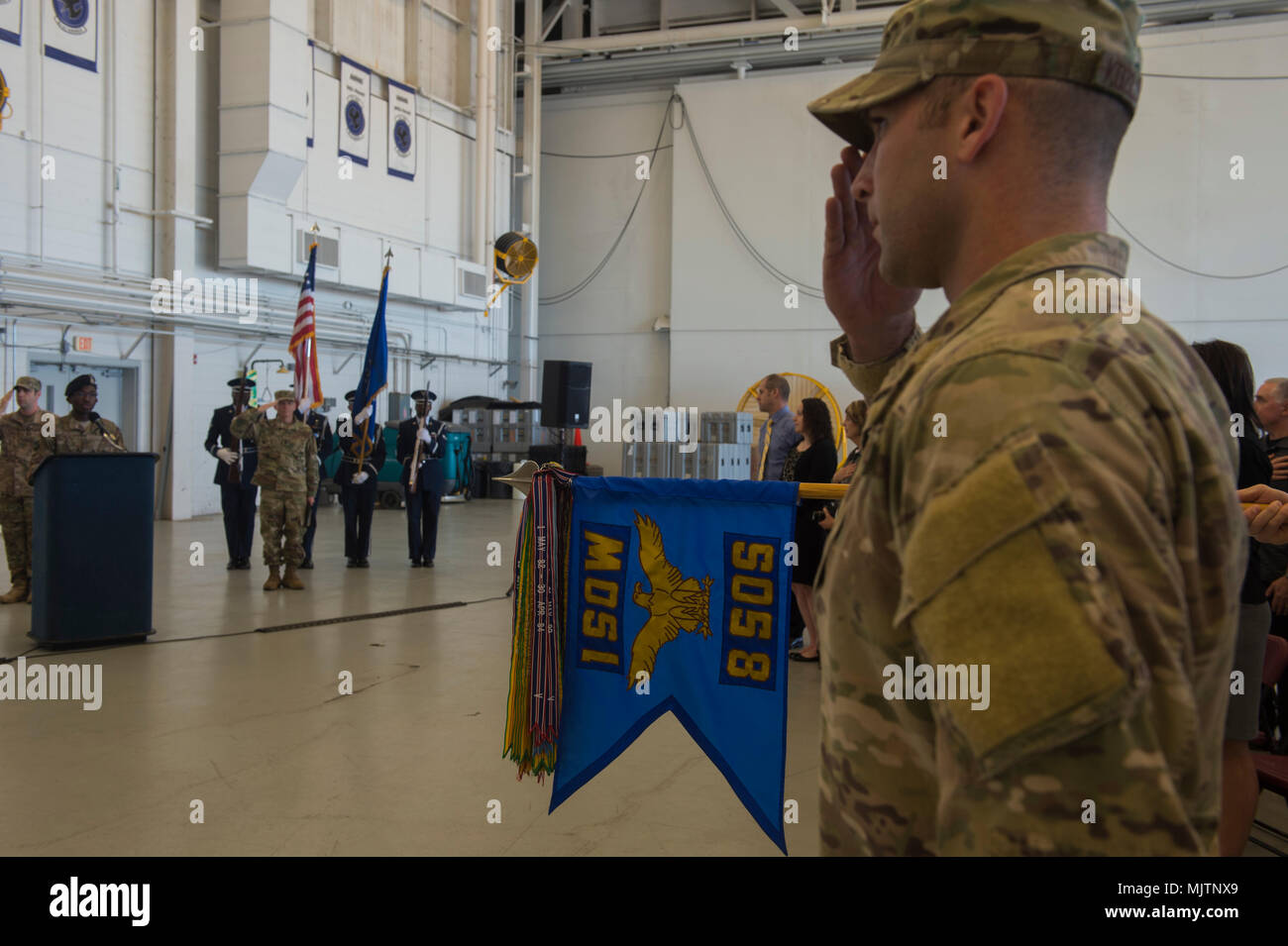 Air Commandos attend the 8th Special Operations Squadron change of ...