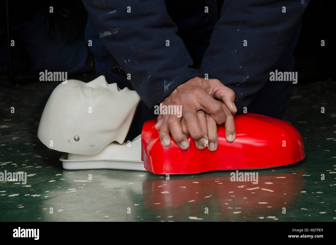 PACIFIC OCEAN (Dec 26, 2017) – A Military Sealift Command civilian ...