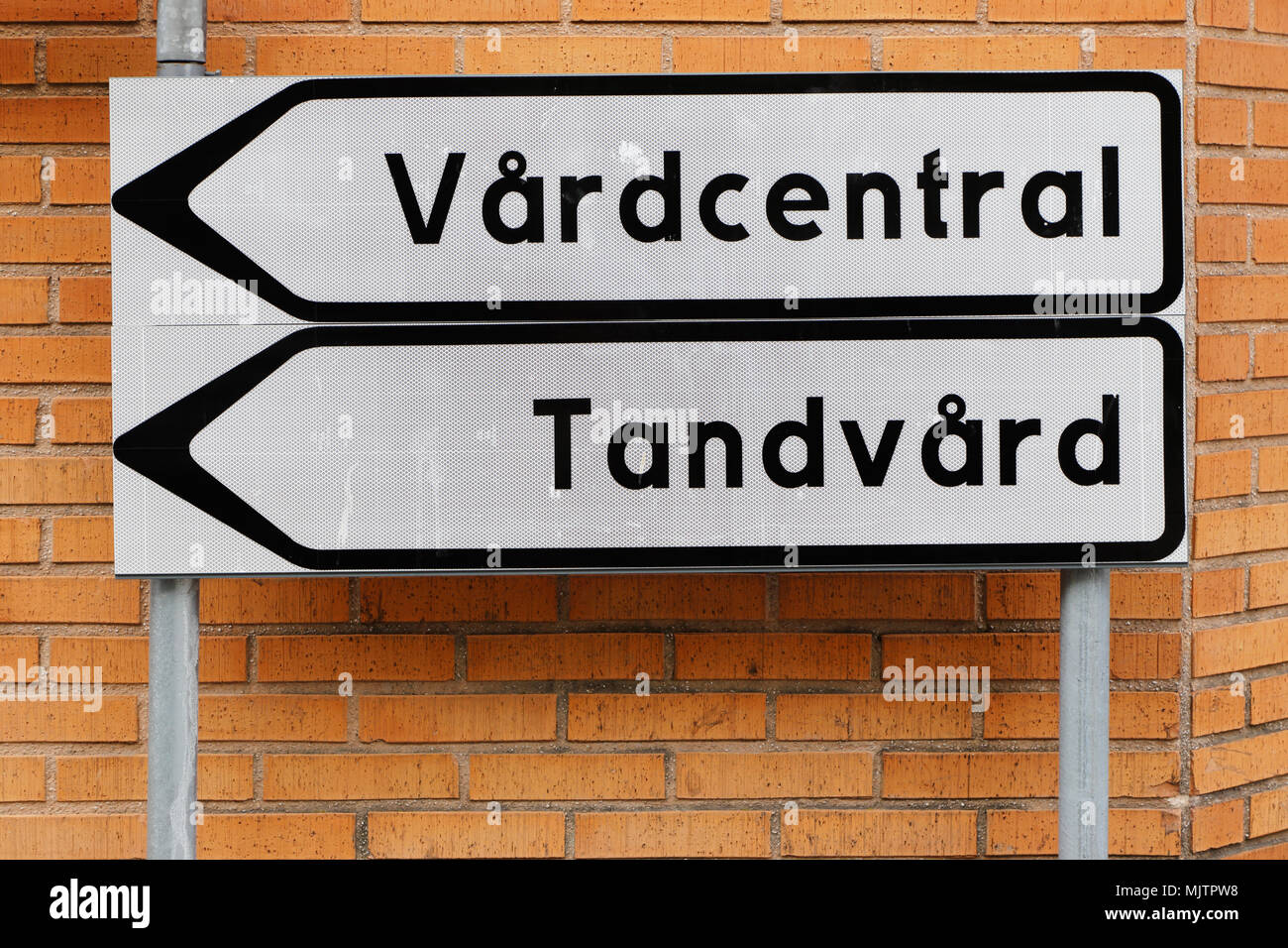 Sign signpost swedish hi-res stock photography and images - Alamy