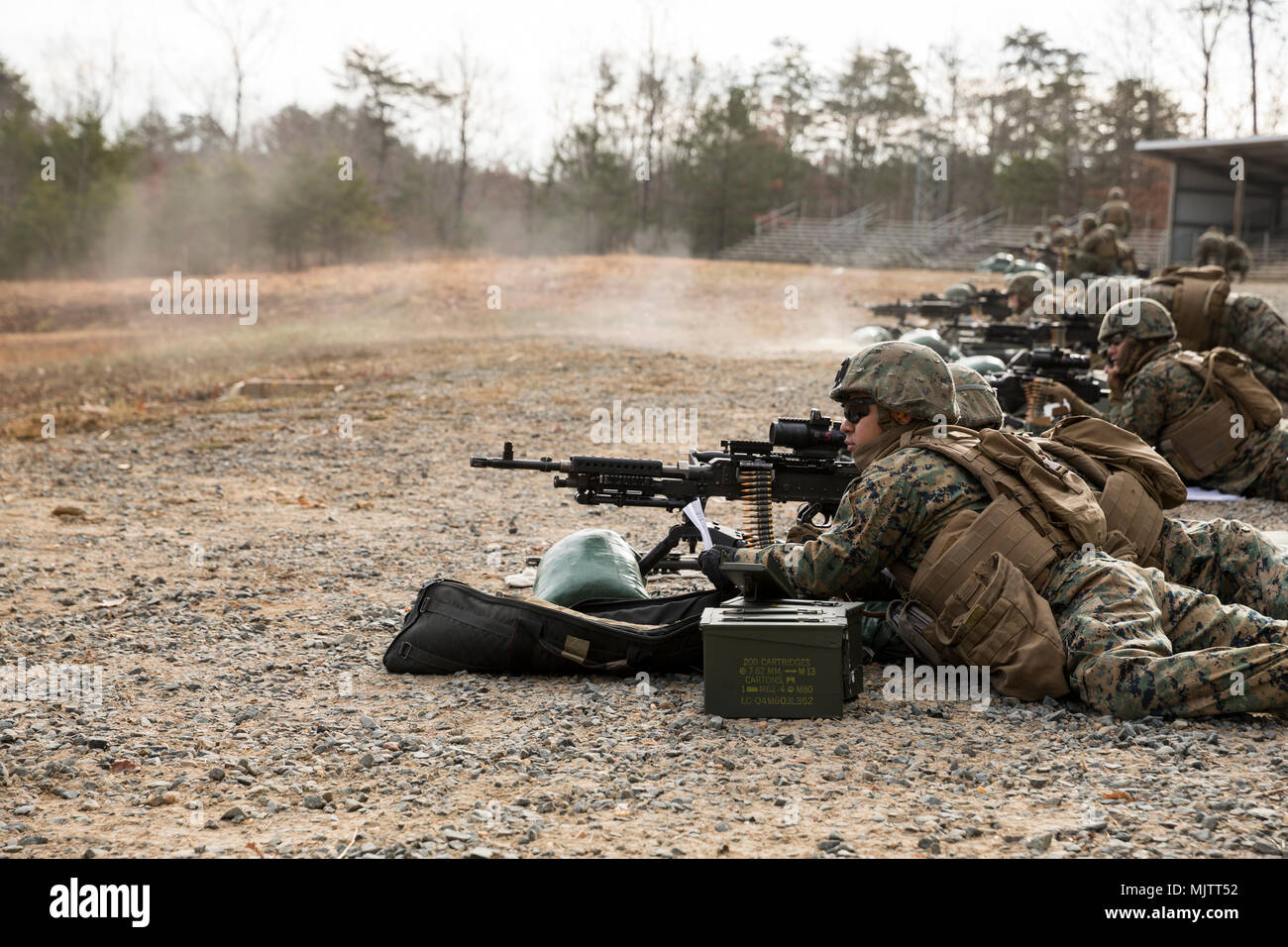 U.S. Marines assigned to Marine Corps Security Force Regiment (MCSFR ...