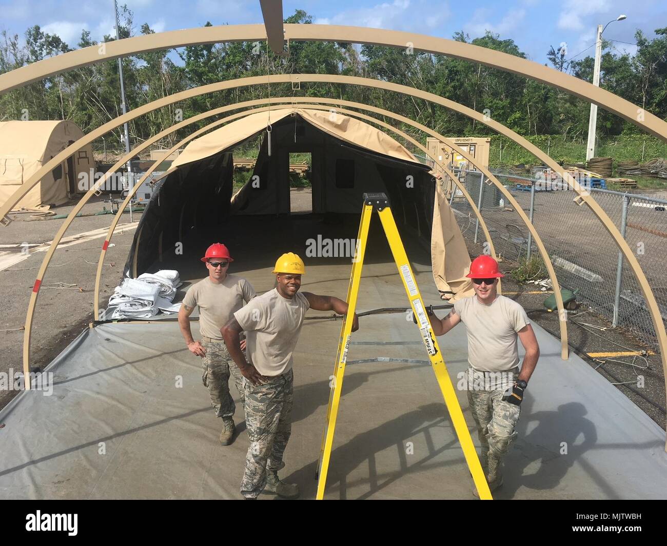 Civil Engineers from the 102nd Intelligence Wing, Otis Air National ...