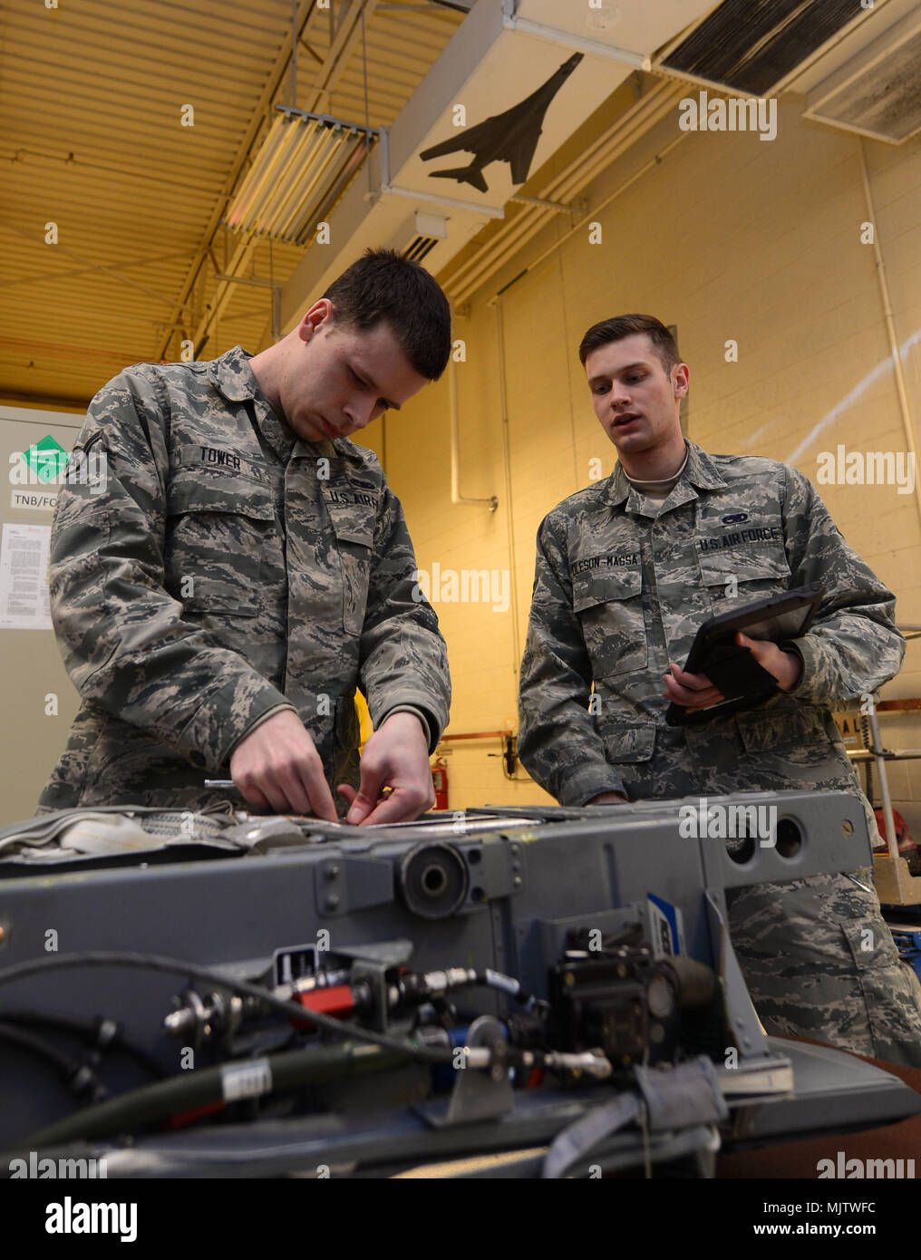 Airman Joseph Tower and Airman 1st Class Cody Oleson-Massa, 28th ...