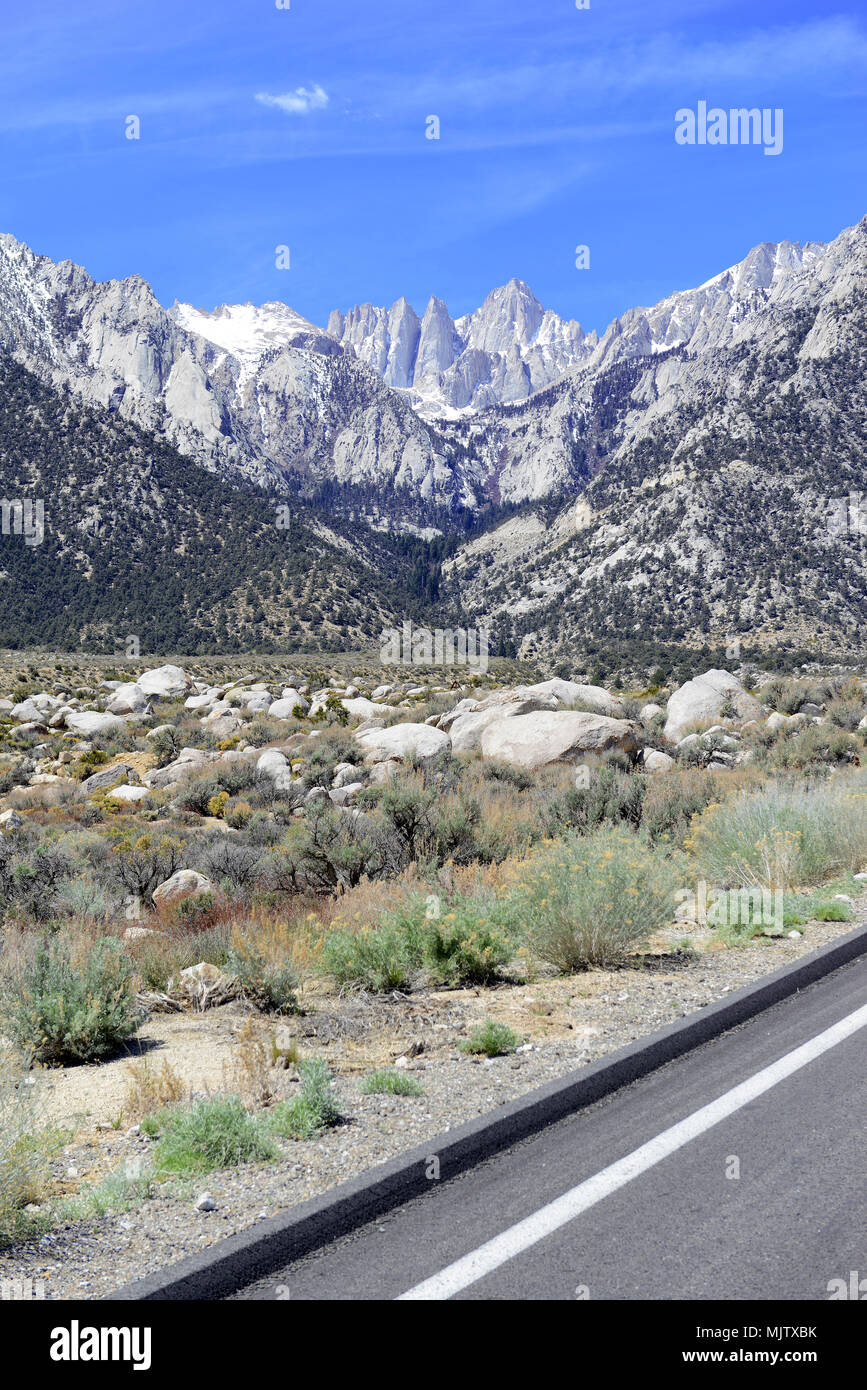 Mount Whitney, California 14er, state high point and highest peak in ...