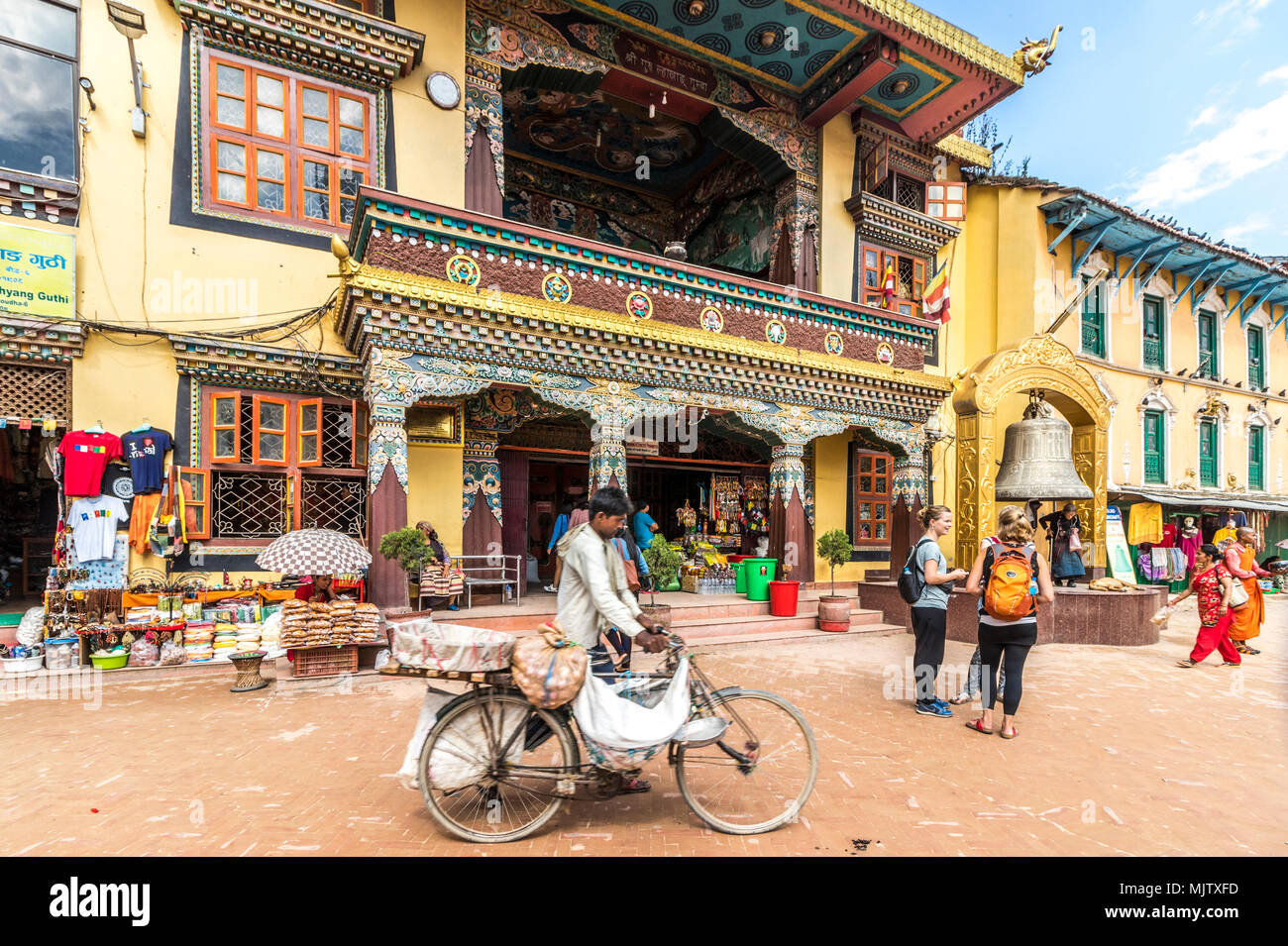 Vendors shopkeepers tourist on the streets of street,gifts,drinks,food ...