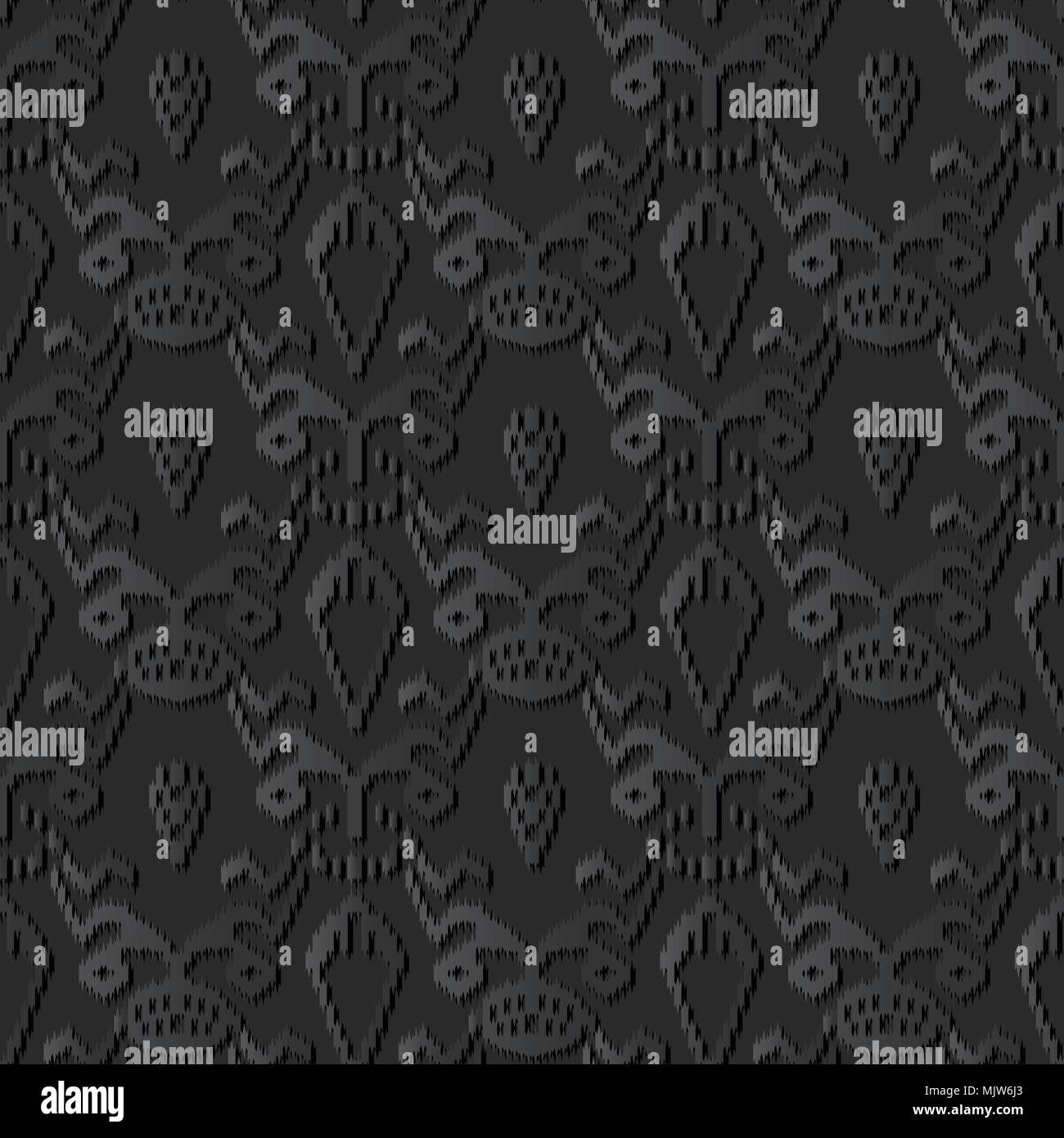 3D dark paper art Sawtooth Edge Botanic Plant, Vector stylish ...