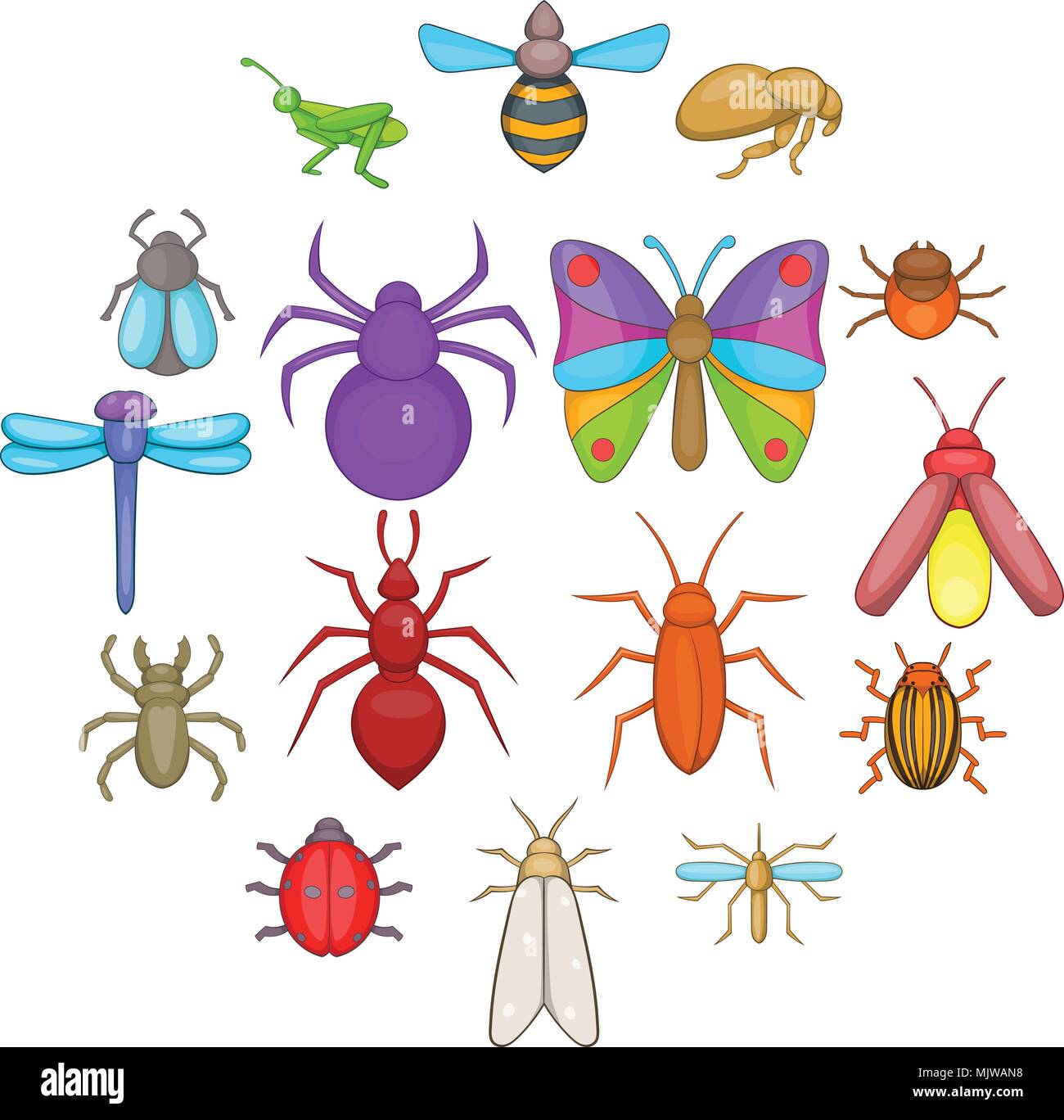 Cartoon Insects High Resolution Stock Photography and Images - Alamy