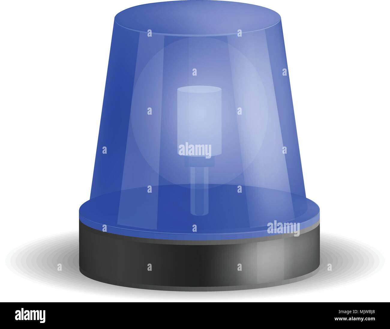 Police siren icon, realistic style Stock Vector Image & Art - Alamy