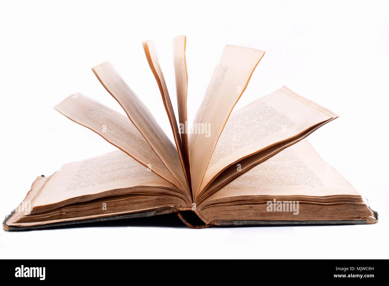 Old open book hi-res stock photography and images - Alamy
