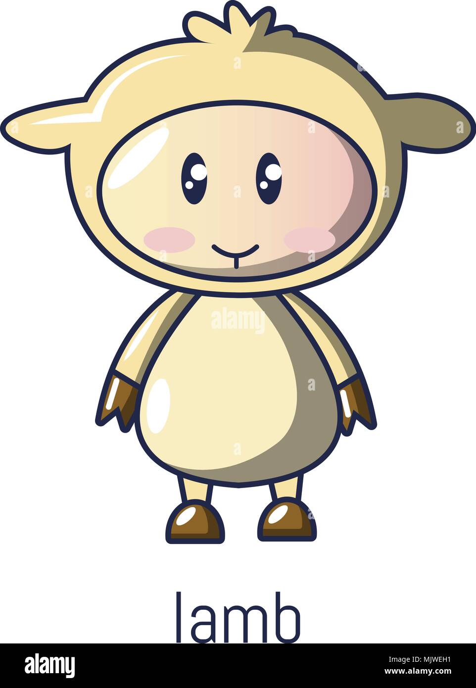 Lamb icon, cartoon style Stock Vector Image & Art - Alamy
