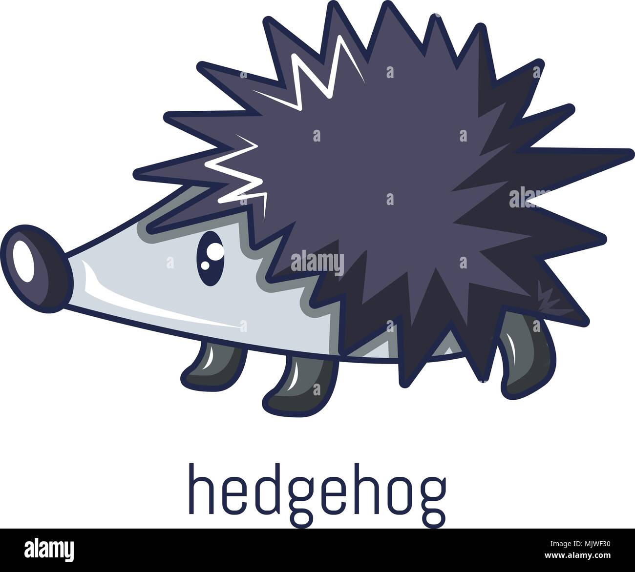 Hedgehog icon, cartoon style Stock Vector Image & Art - Alamy
