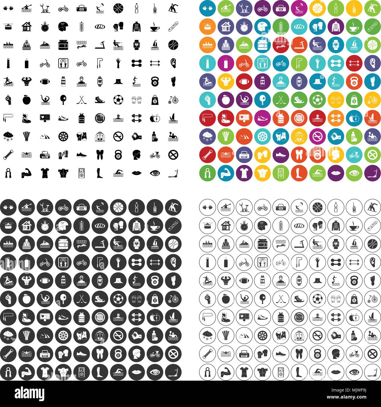 100 men health icons set vector variant Stock Vector Image & Art - Alamy