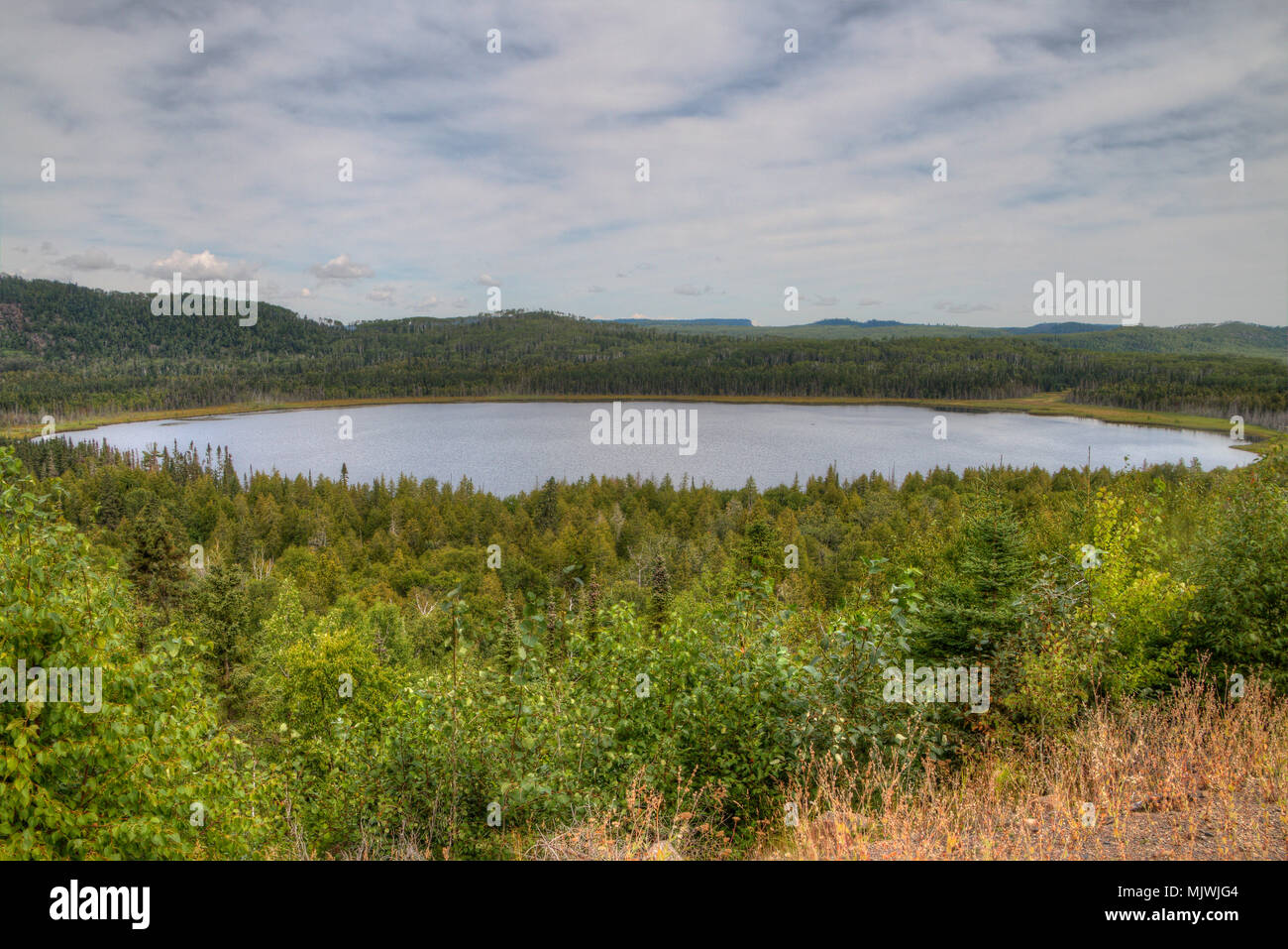 The Pigeon River flows through Grand Portage State Park and Indian ...
