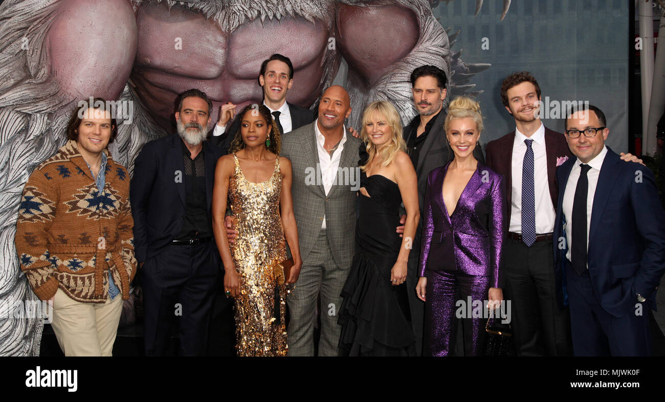 Celebrities attend 'Rampage' film premiere at the Microsoft Theater ...