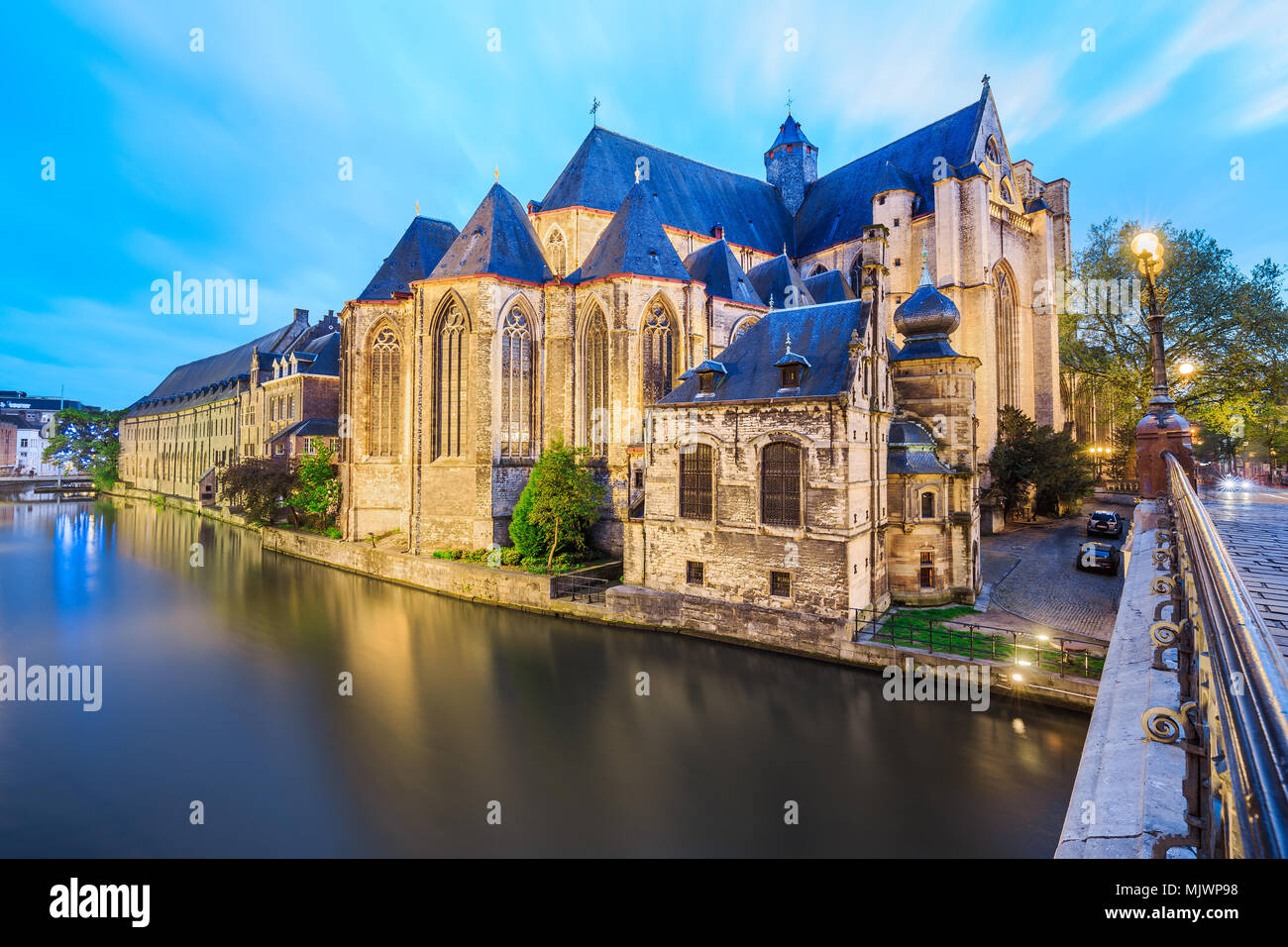 Saint michael's church, ghent hi-res stock photography and images - Alamy