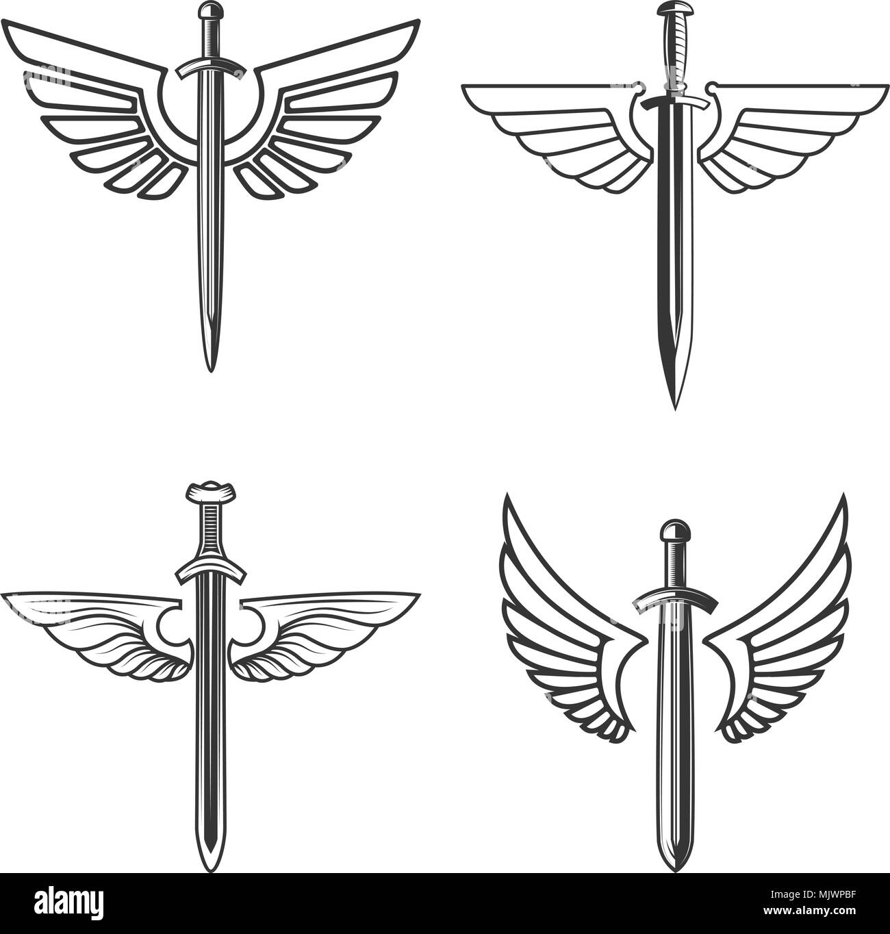 Winged crusader hi-res stock photography and images - Alamy